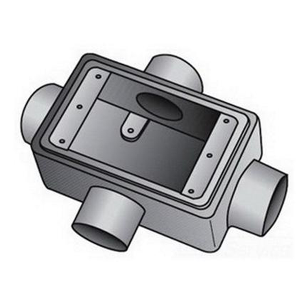Appleton Cast Device Box - Type FSX, 3/4" Shallow Type, (M.I.) Model# – Zenith United Electric