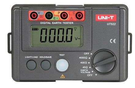 UNI-T Digital Earth Ground Tester, Model # UT522 – Zenith United Electric