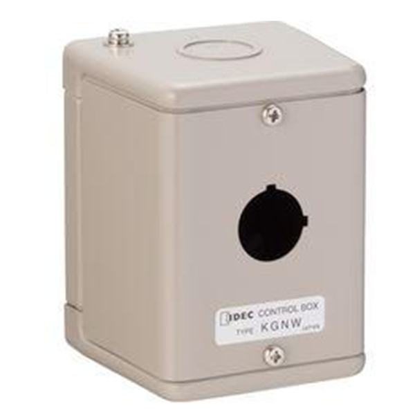 IDEC Control Box, 1-Hole, IP40 Model# KGNW111Y – Zenith United Electric