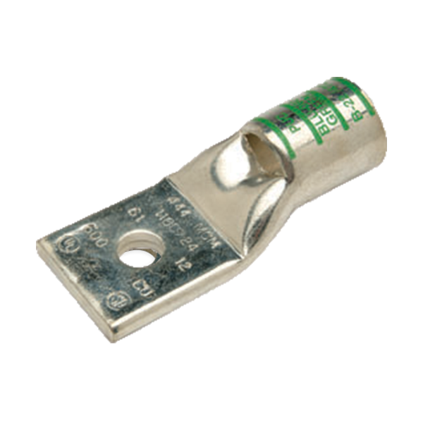 Penn Union Copper Compression Lug - One Hole 1/0 AWG Model# BLU-1/0S1 ...